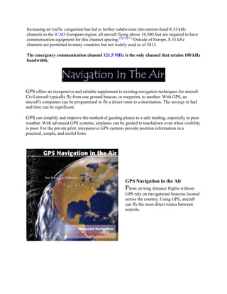 Introduction to aircraft communicating system | DOCX | Air Travel ...