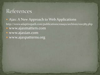 Introduction to ajax | PPTX