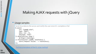 Introduction to ajax | PDF