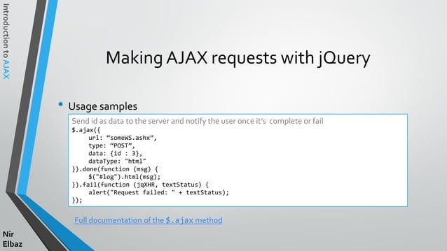 Introduction to ajax | PDF