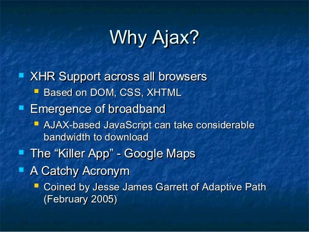 Introduction to ajax