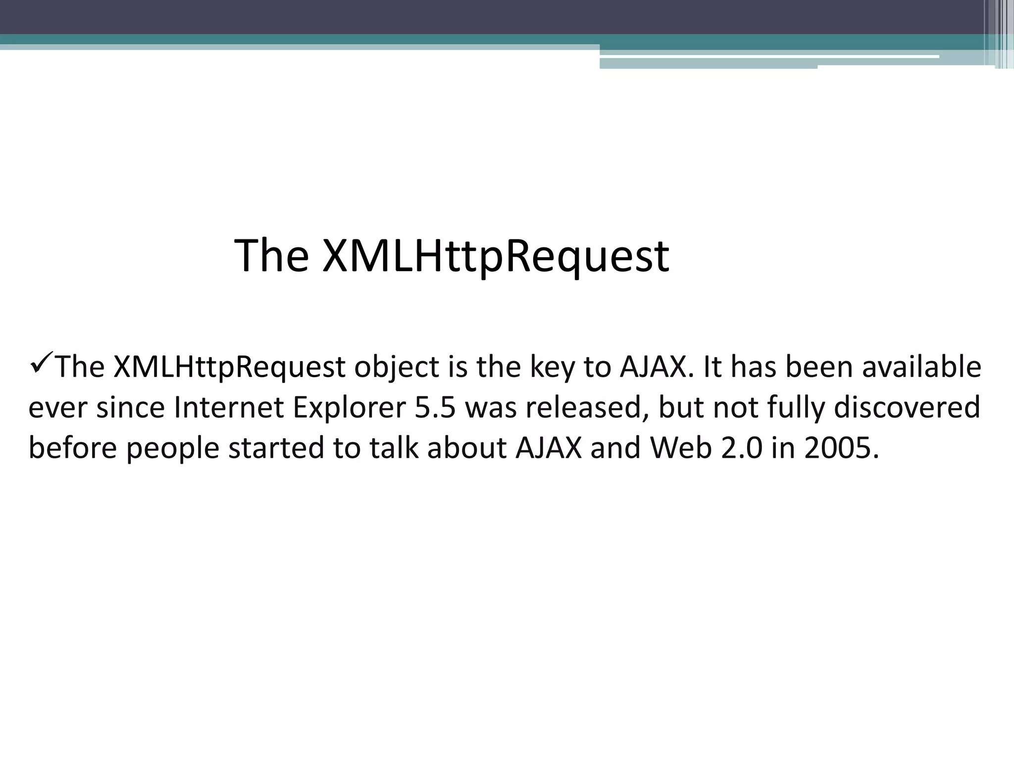 Introduction To Ajax Ppt 5141