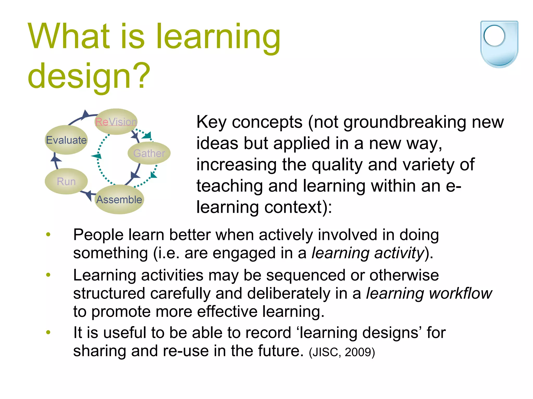 Introduction to a learning design methodology | PPT | Education ...