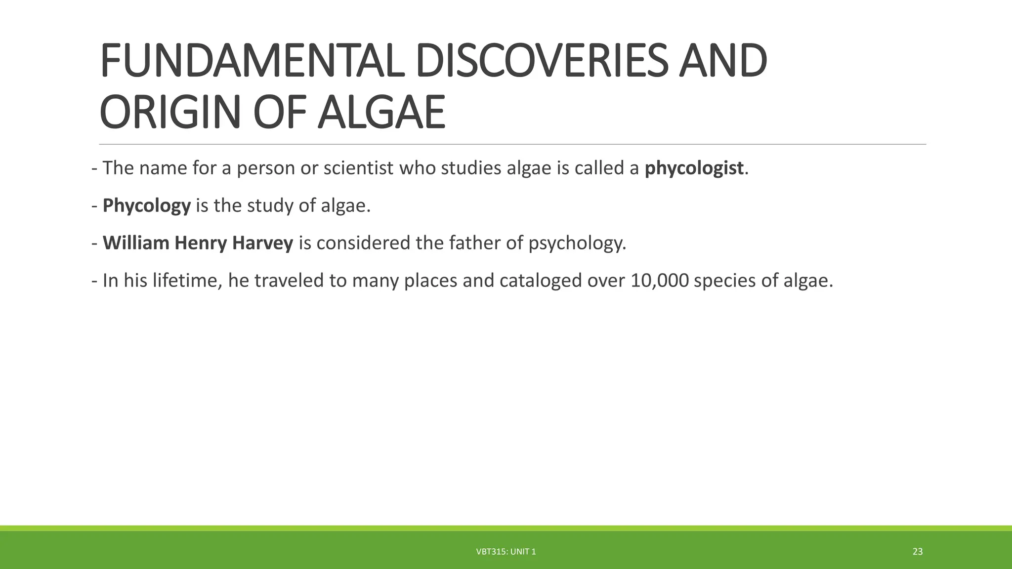 Introduction to Algae and its classification | PPT