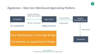 Introduction to Algoaction -Web Based Trading Platform | PPTX ...