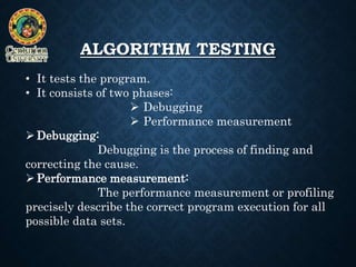 INTRODUCTION TO ALGORITHM in MATHEMATICAL PROBLEM SOLVING | PPT