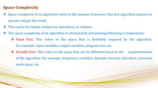 Introduction to algorithms | PPTX