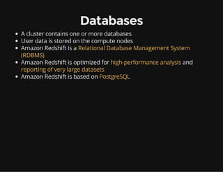 Introduction to Amazon Redshift | PPT