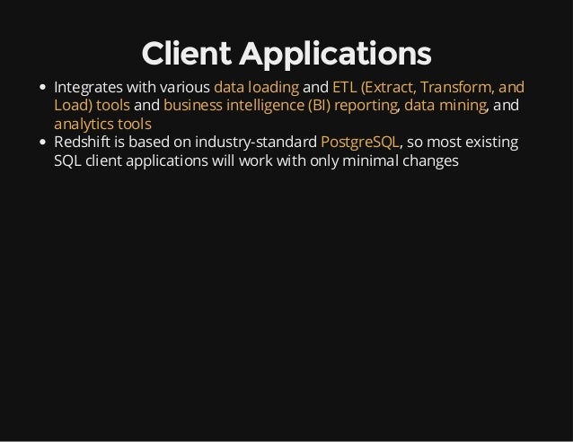Amazon redshift documentation - lasoocasting