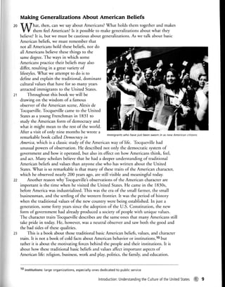 Introduction to American Culture | PDF