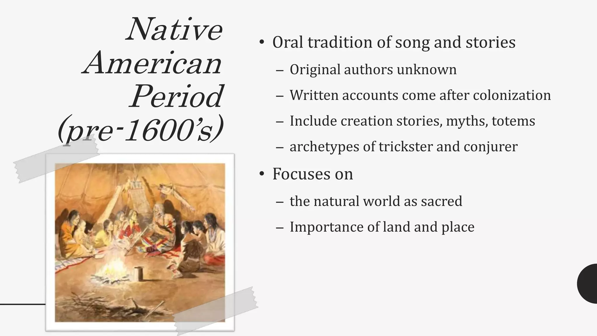 Introduction to american literature | PPTX