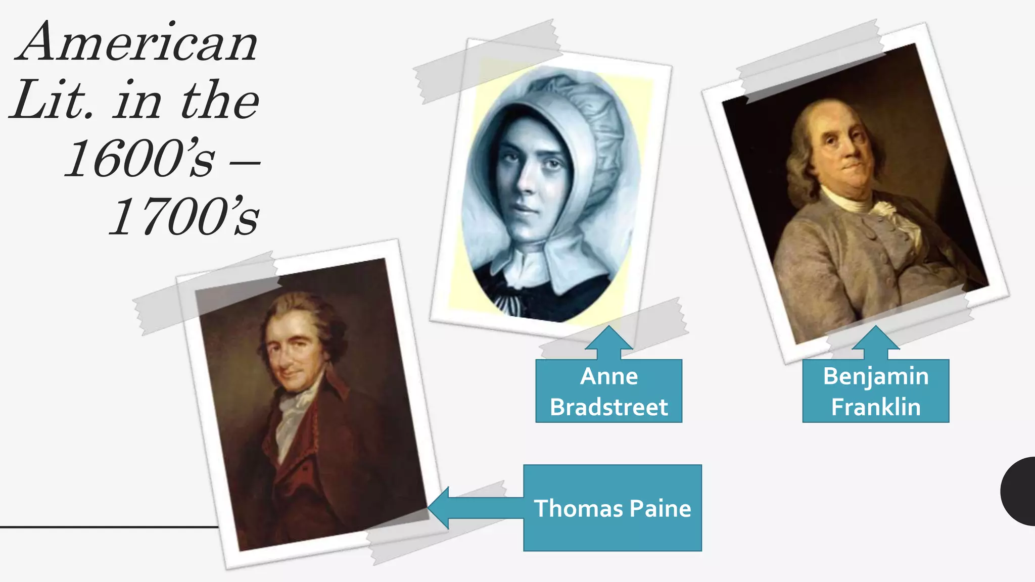 Introduction to american literature | PPTX