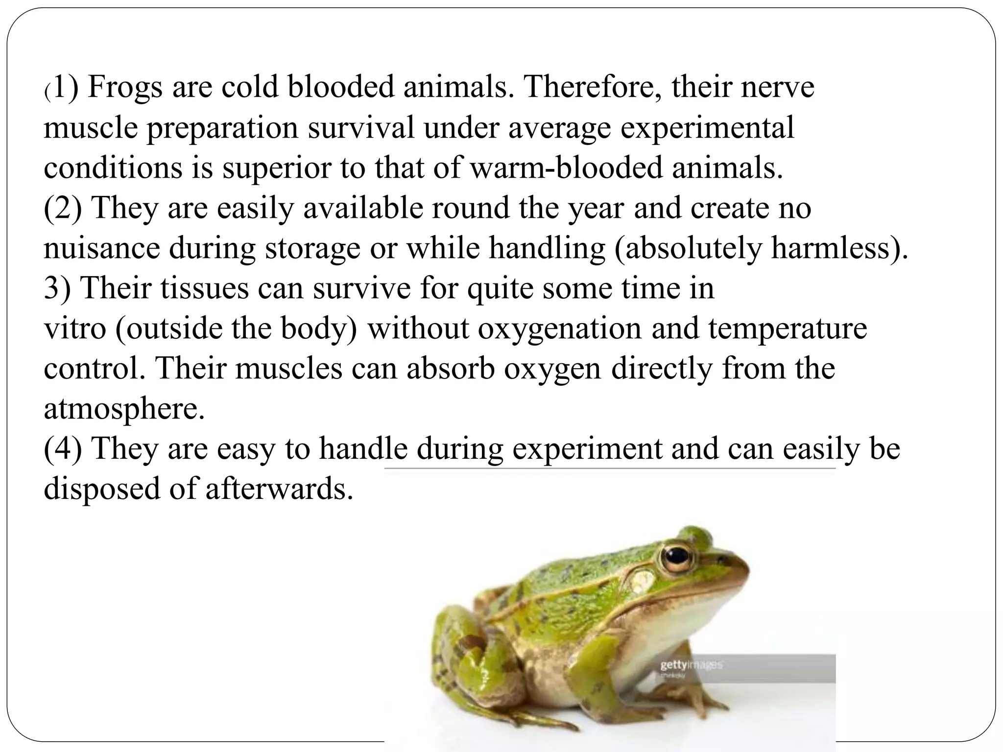 Introduction to amphibian experiments | PDF