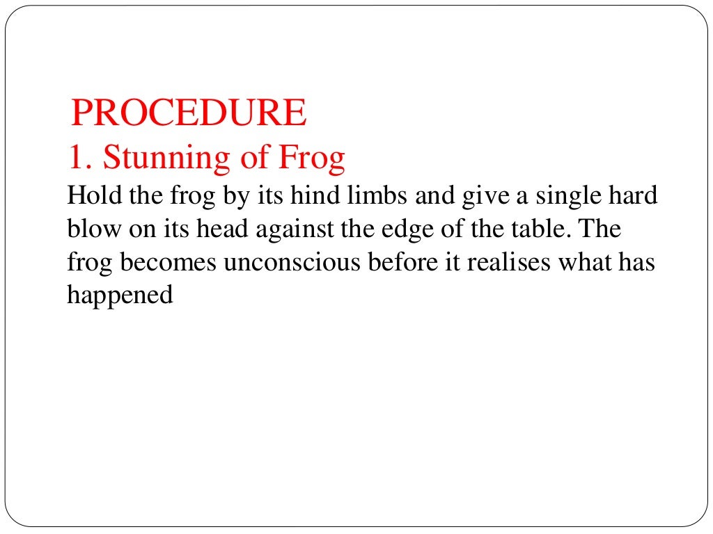 Introduction To Amphibian Experiments
