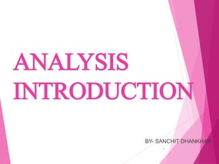 Introduction to analysis- Pharmaceutical Analysis | PPTX