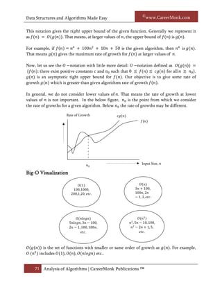 Introductionto analysis of algorithms | PDF
