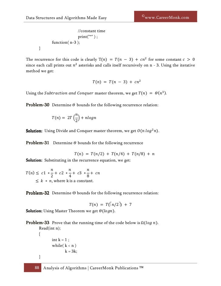 Introductionto Analysis Of Algorithms