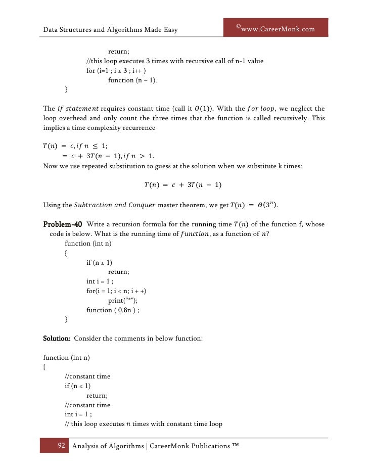 Introductionto Analysis Of Algorithms