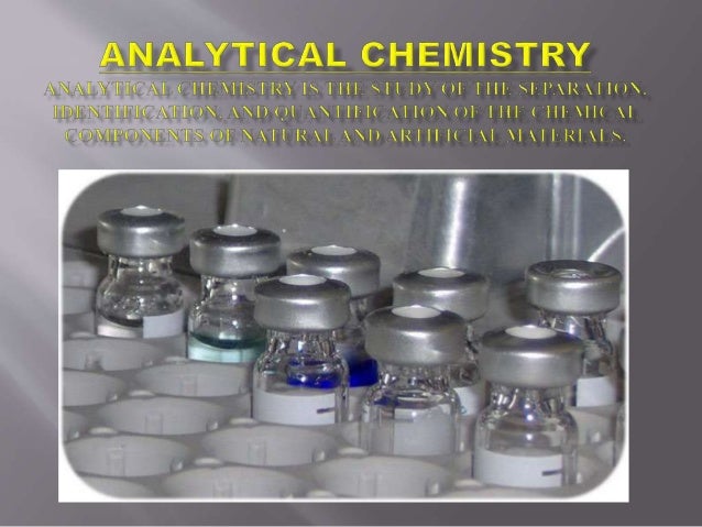 Introduction to analytical chemistry