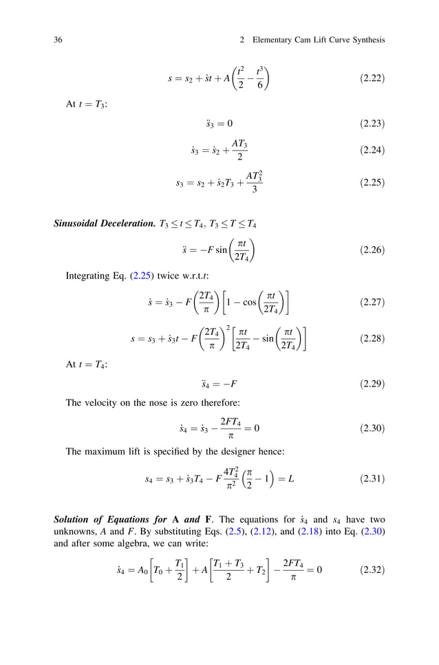 Introduction to analytical methods for internal combustion engine cam ...