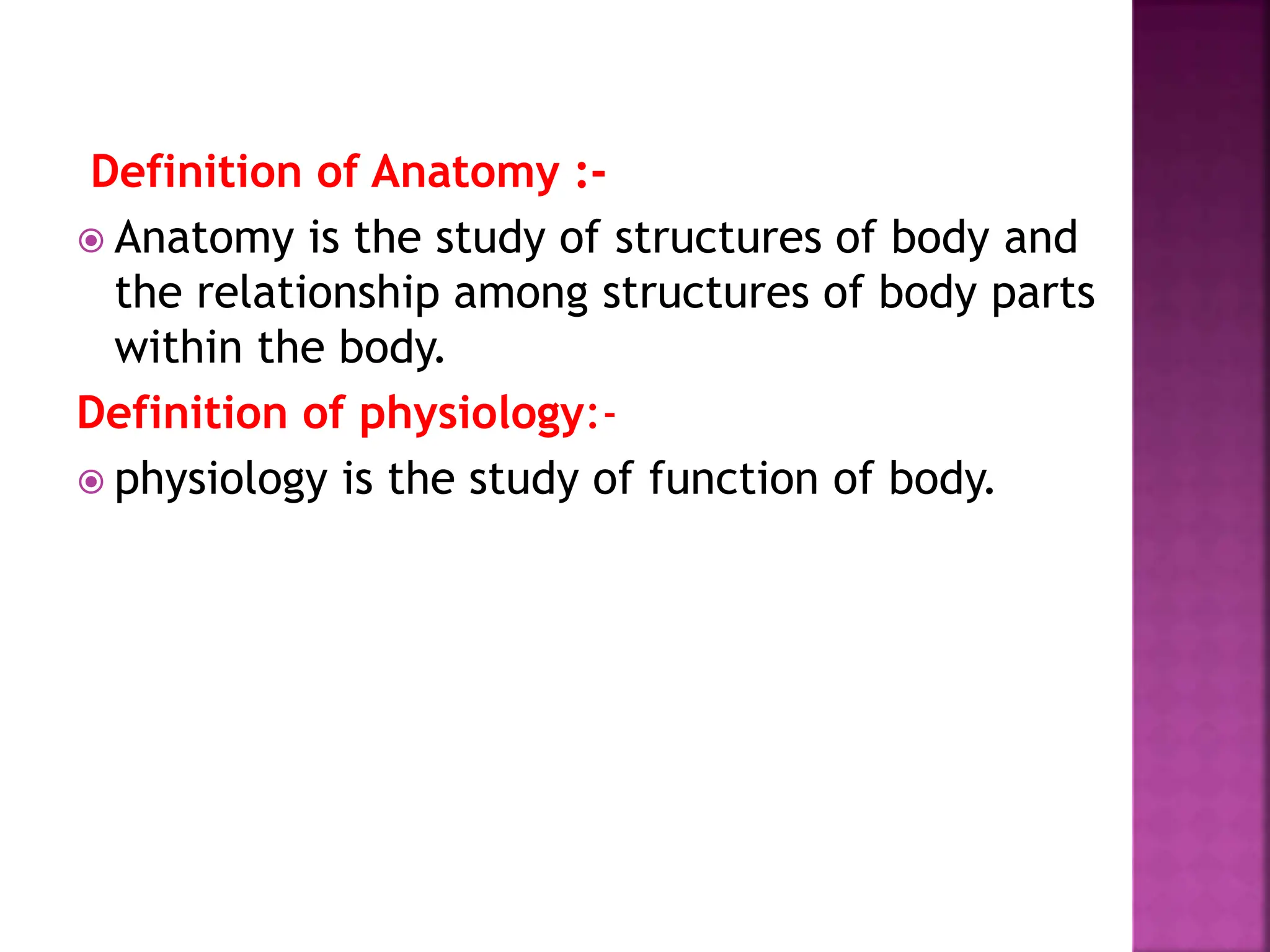 INTRODUCTION TO ANATOMICAL TERMS, anatomy and physiology introduction ...