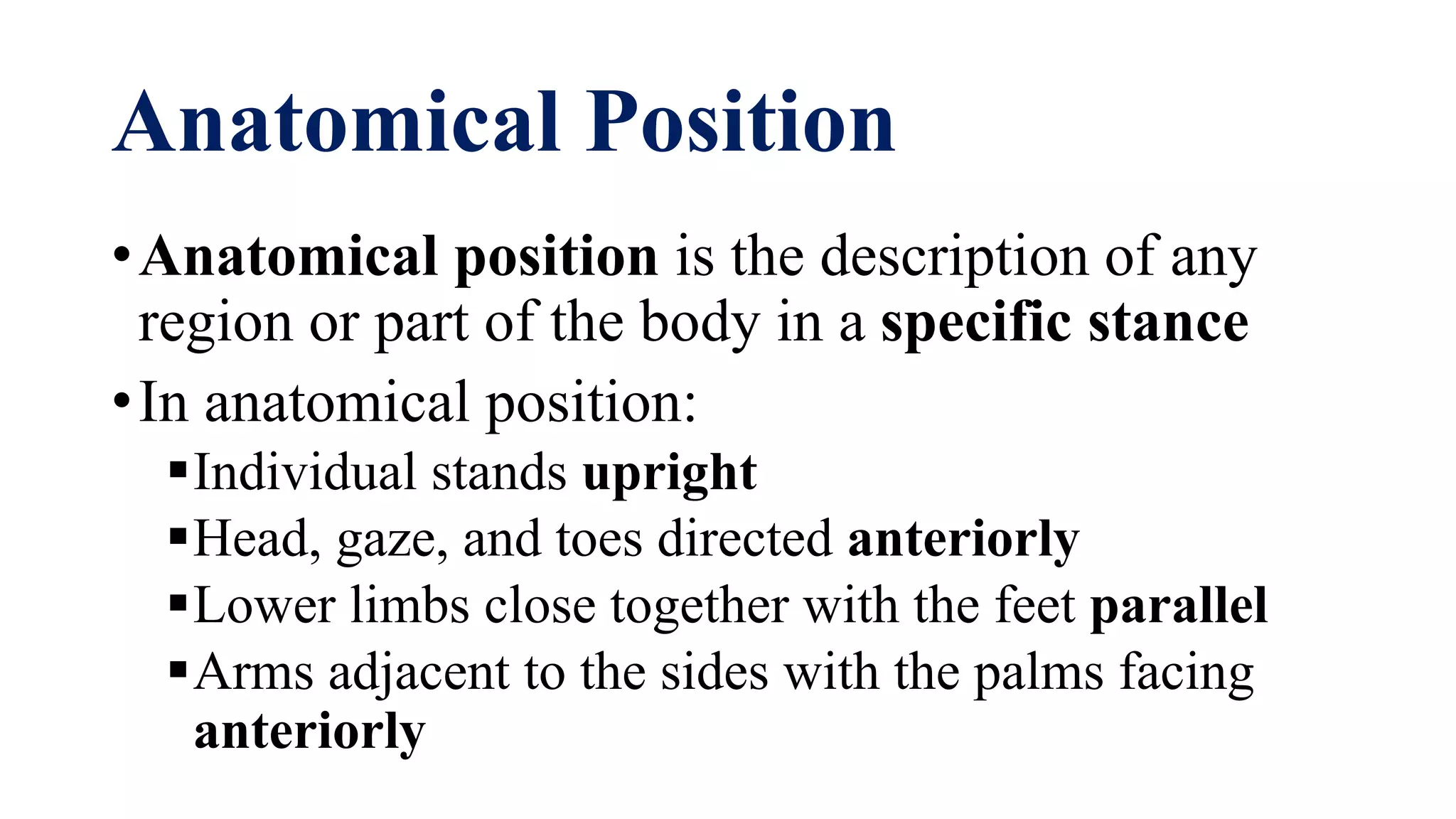 Introduction to anatomicomedical terms | PDF