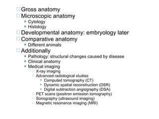 Introduction to anatomy | PPT