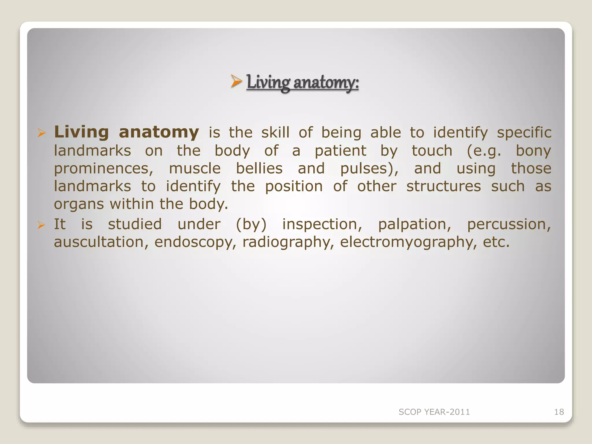 Introduction to anatomy | PPT