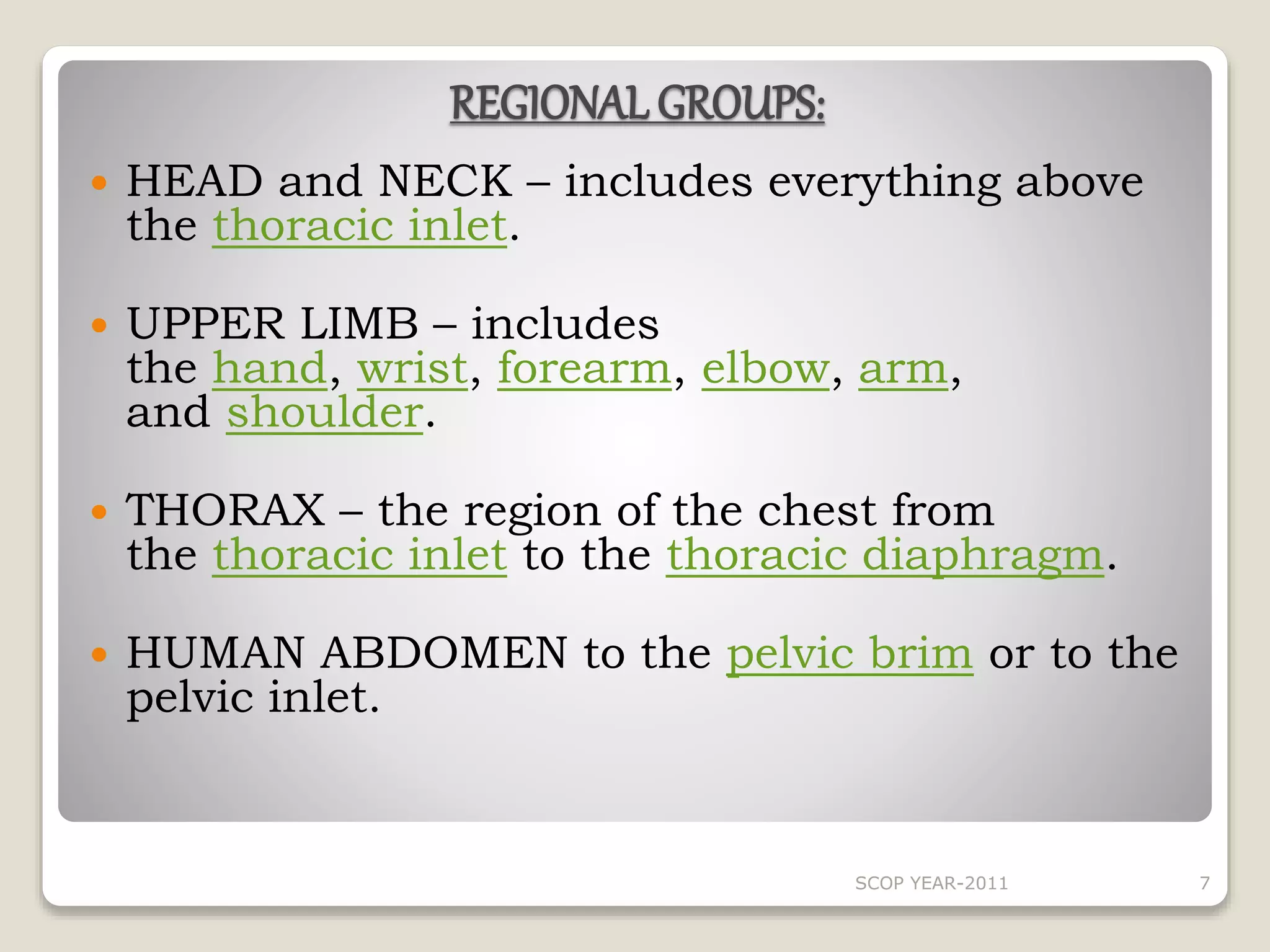 Introduction to anatomy | PPT