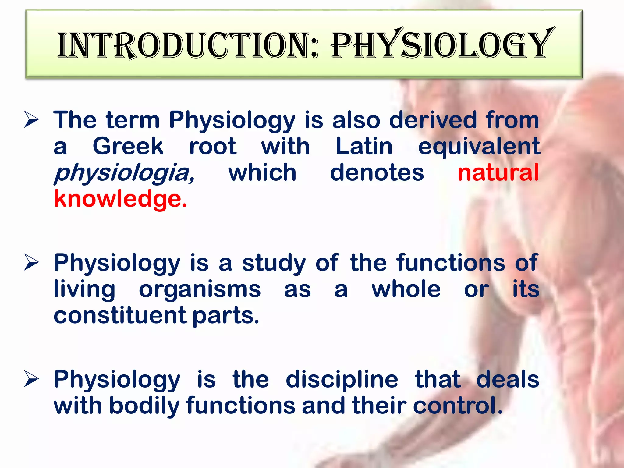 Introduction to Anatomy and Physiology | PDF