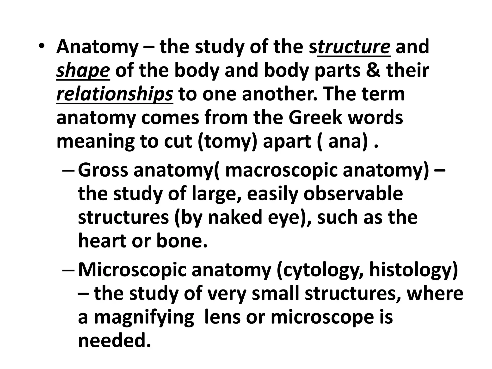 INTRODUCTION TO ANATOMY AND PHYSIOLOGY FOR BEGINNERS | PPTX