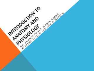 Introduction to anatomy and physiology | PPT