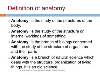 Introduction to anatomy | PPT