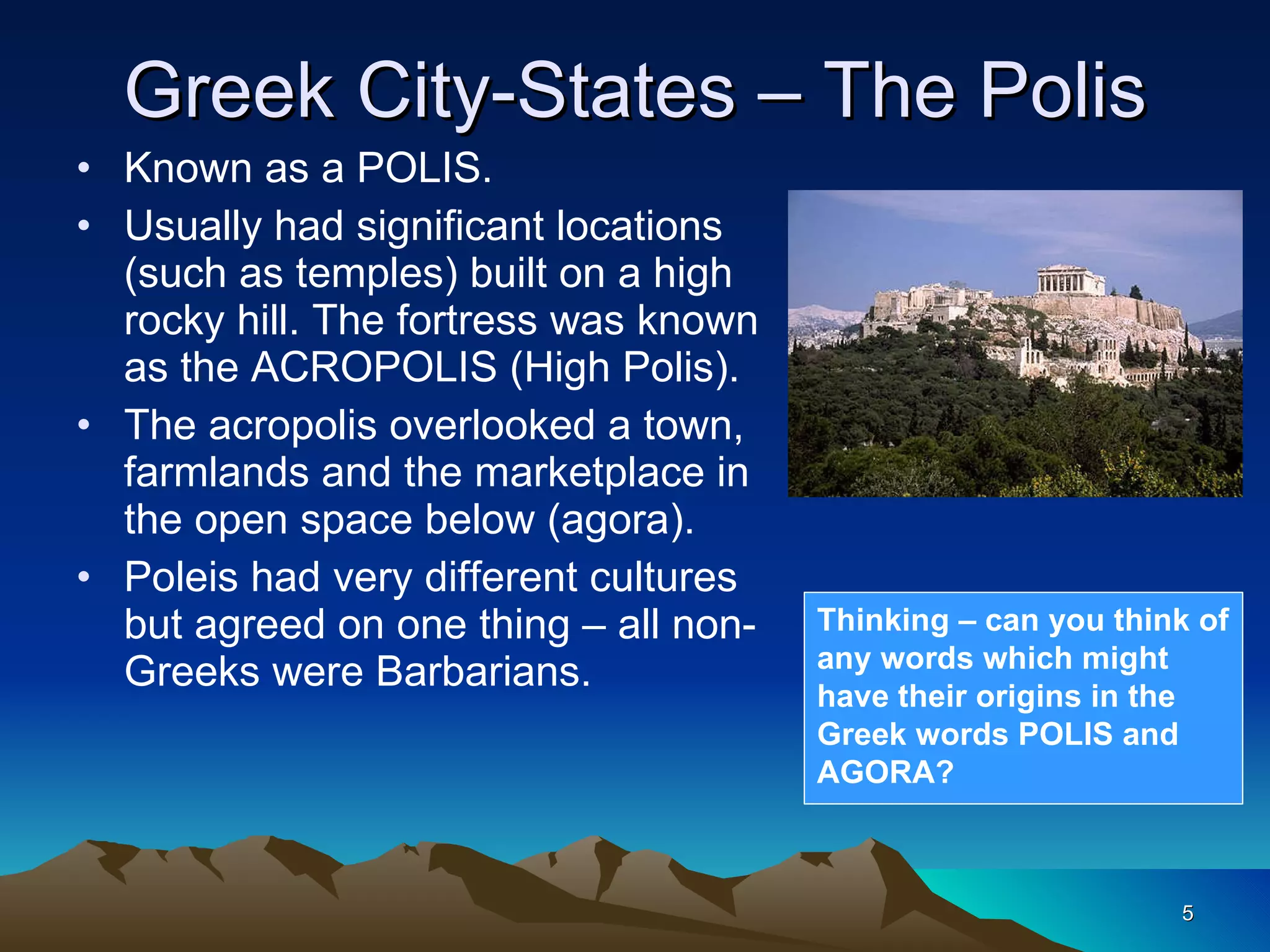 Introduction to Ancient Greece powerpoint | PPT