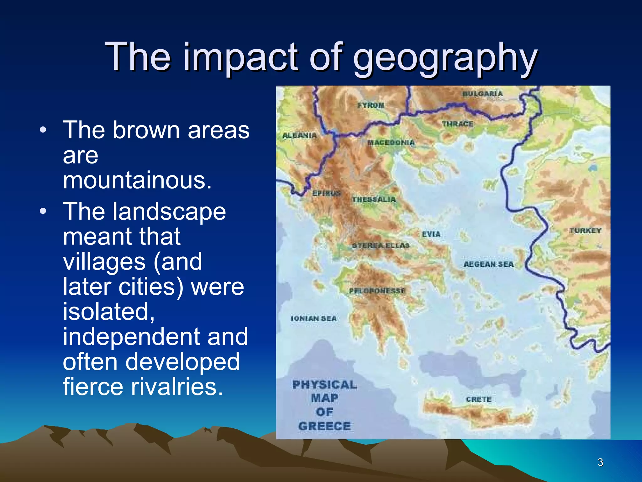 Introduction to ancient greece powerpoint sth | PPT | Geography | Science
