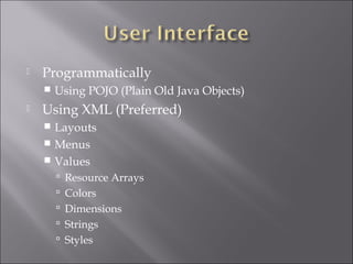 Introduction to Android | PPT