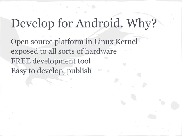 Introduction to android | PPT