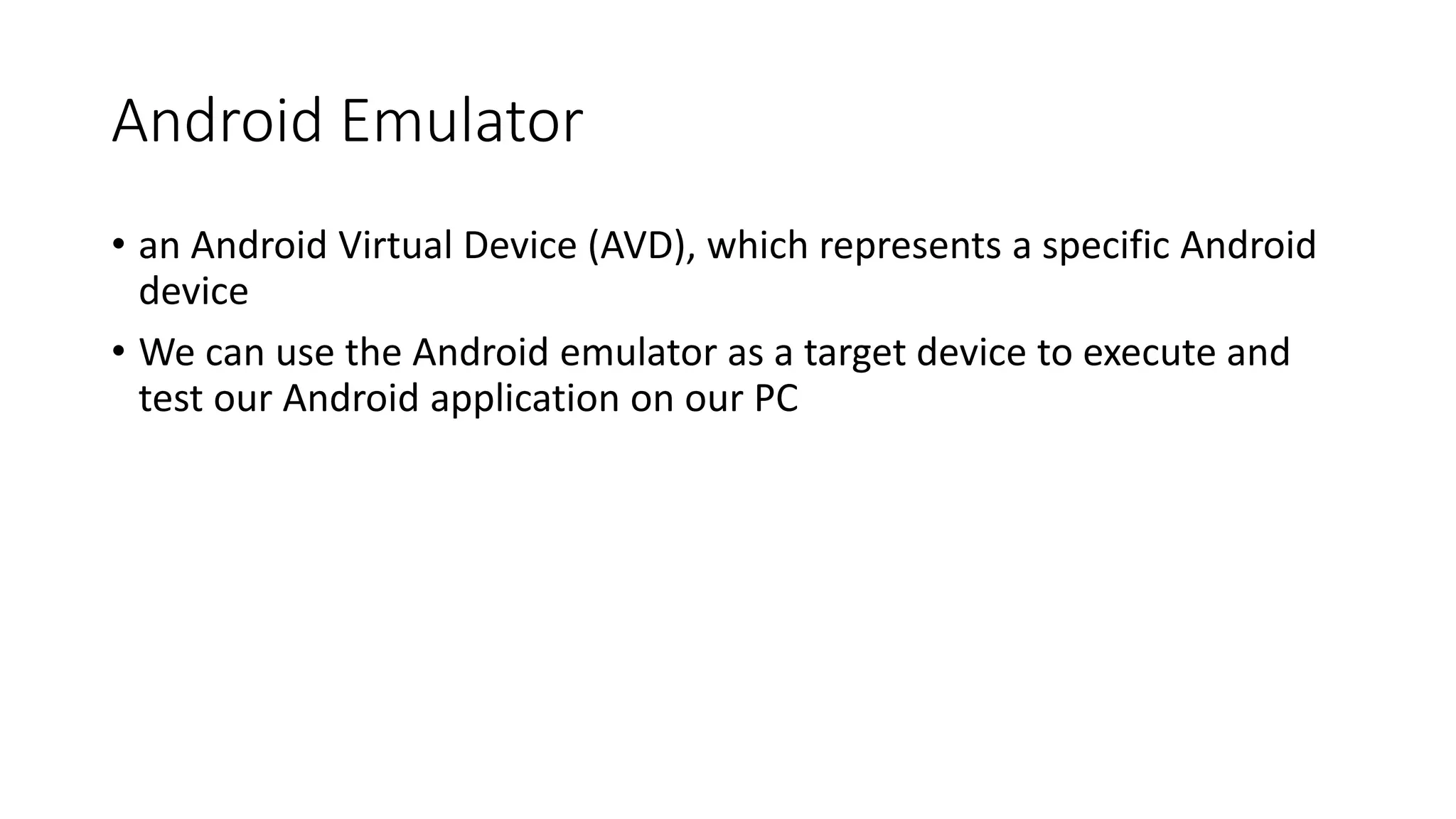 Introduction To Androidpptx Operating Systems Computer Software