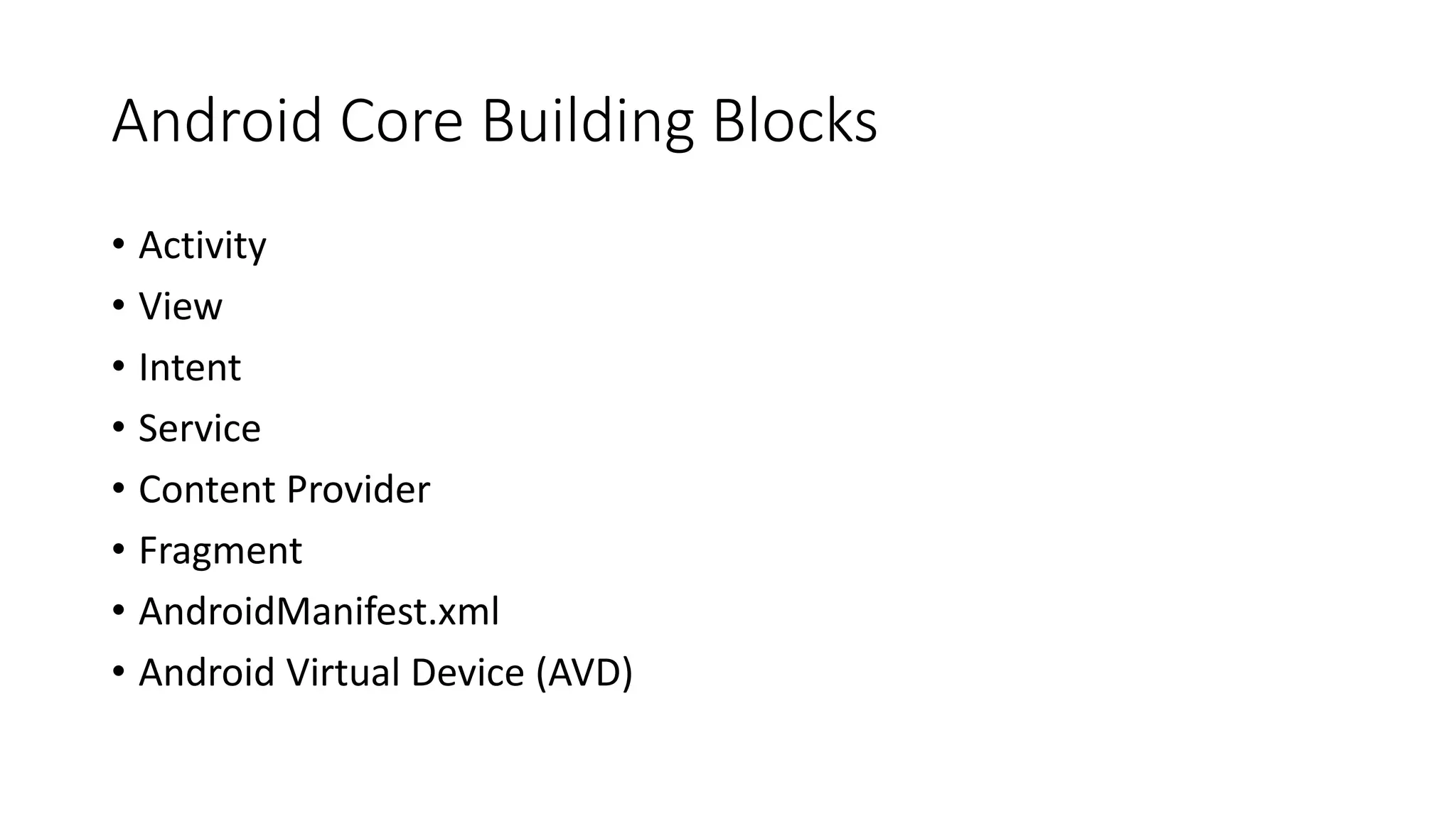Introduction To Androidpptx Operating Systems Computer Software