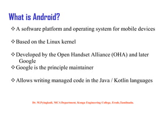 Introduction to Android Programming | PPT