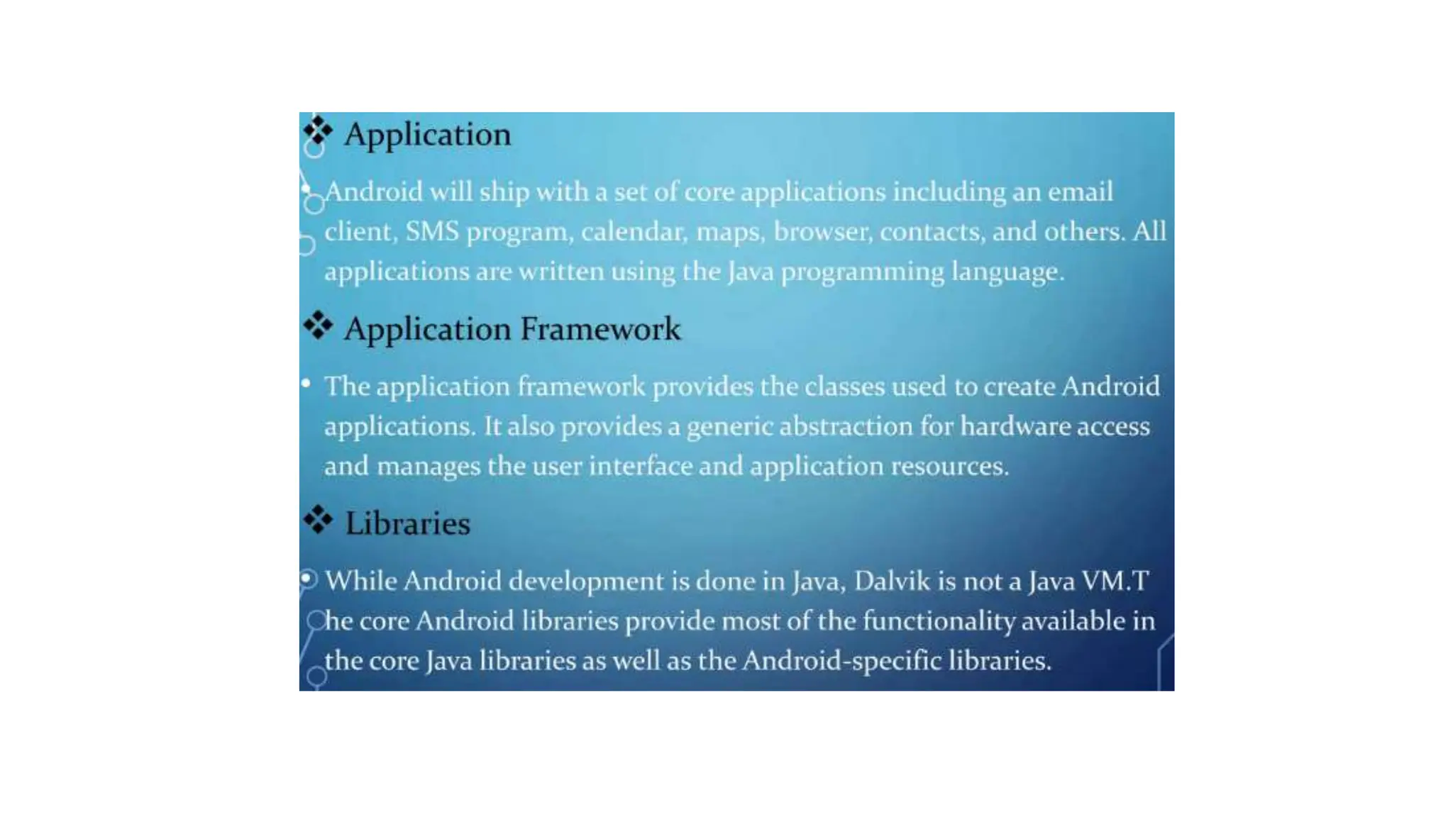 Introduction to Android and Java.pptx | Operating Systems | Computer Software and Applications