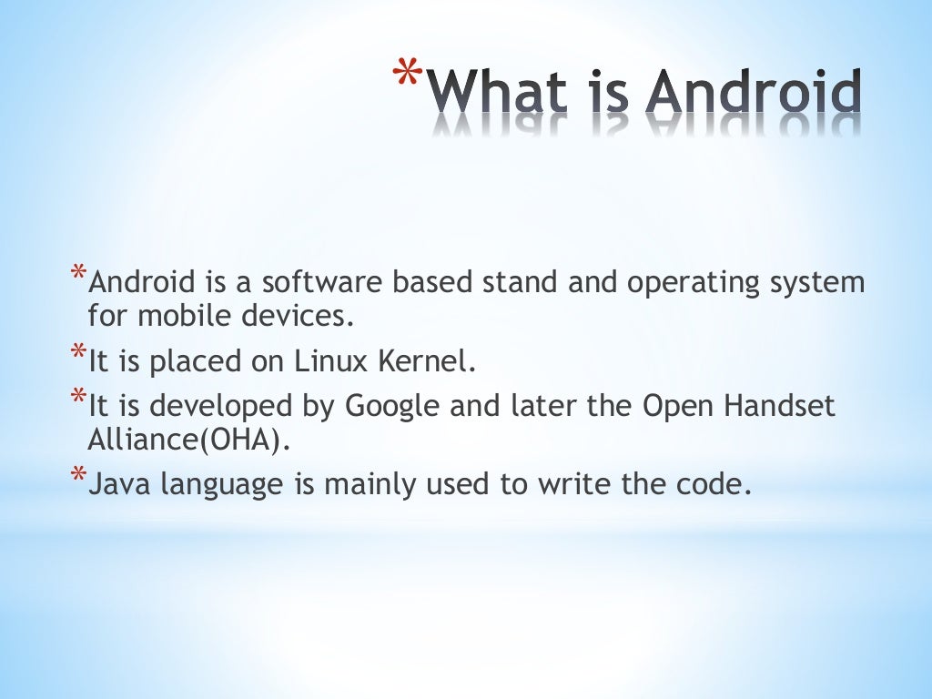 Introduction To Android App Development