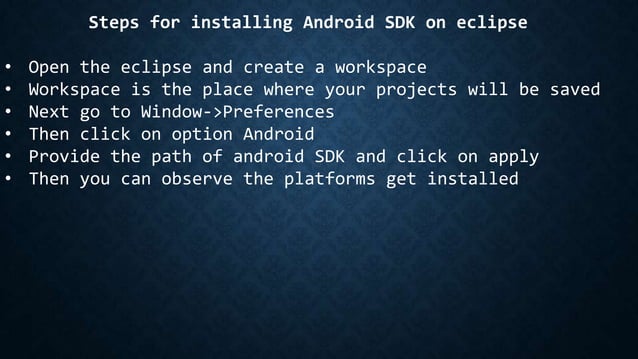 Introduction to android coding | PPT