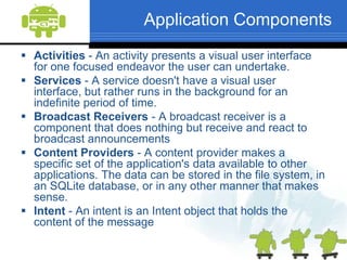 Introduction to Android Development | PPT