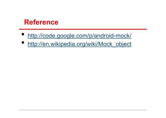 Introduction to AndroidMock | PDF