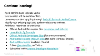 Introduction to android study jams | PPT