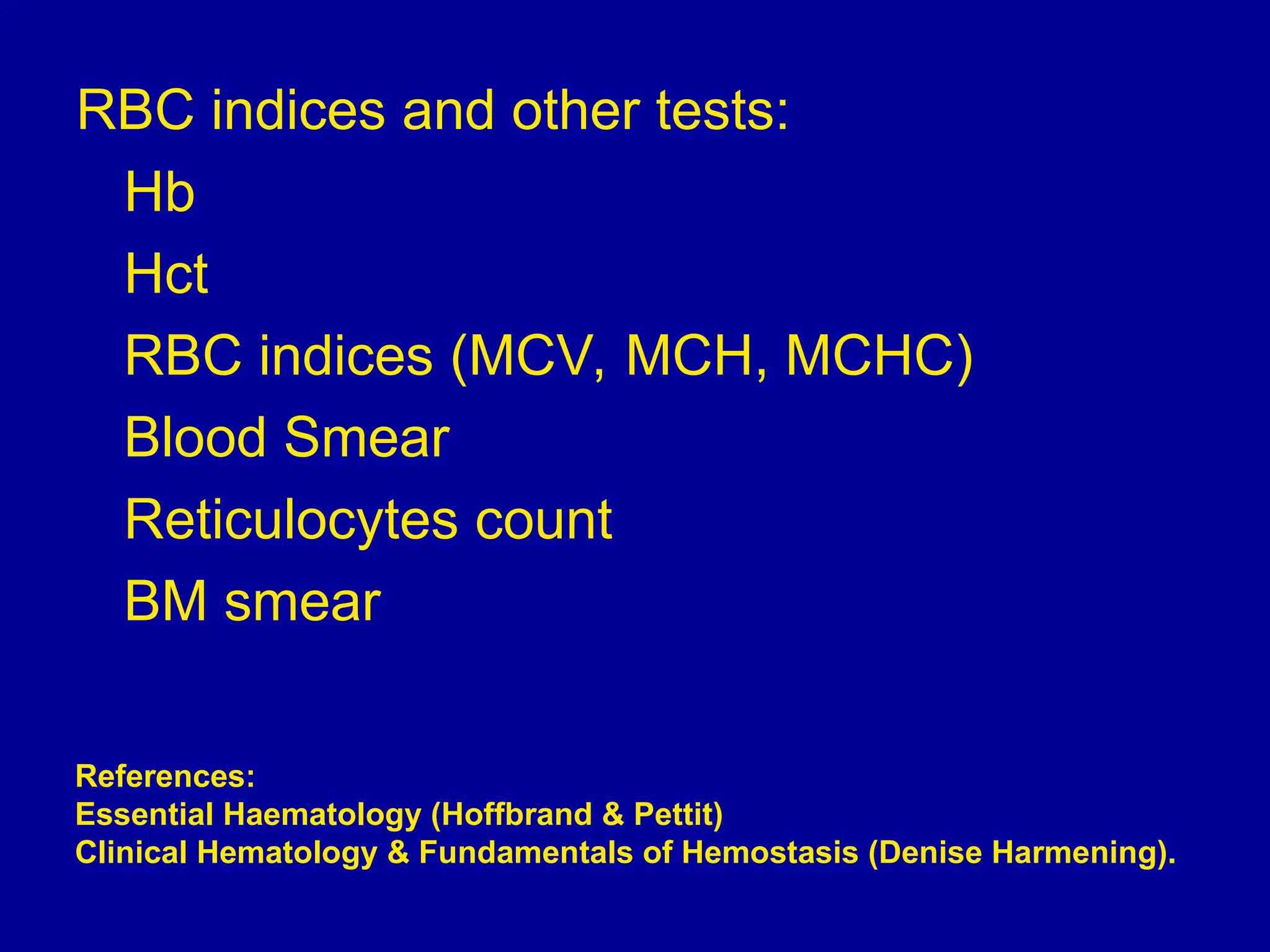 INTRODUCTION TO ANEMIA.ppt IS AN IMPORTANT TOPIC FOR THE NURSING ...