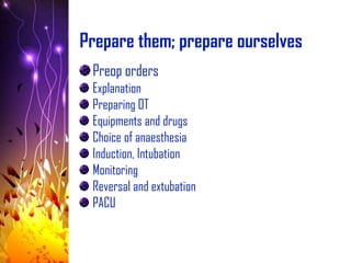 Introduction to anesthesia | PPTX