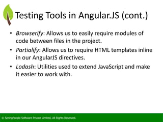 Introduction To Angular.js - SpringPeople | PPT