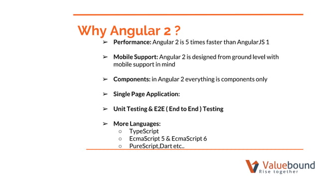 Introduction to Angular 2 | PPTX | Web Development | Internet